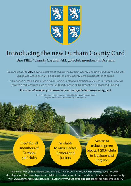 County Card Scheme - South Moor Golf Club